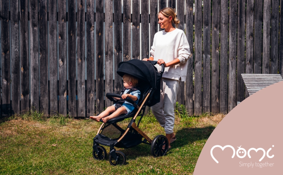 MoMi ESTELLE DAKAR stroller GRAY